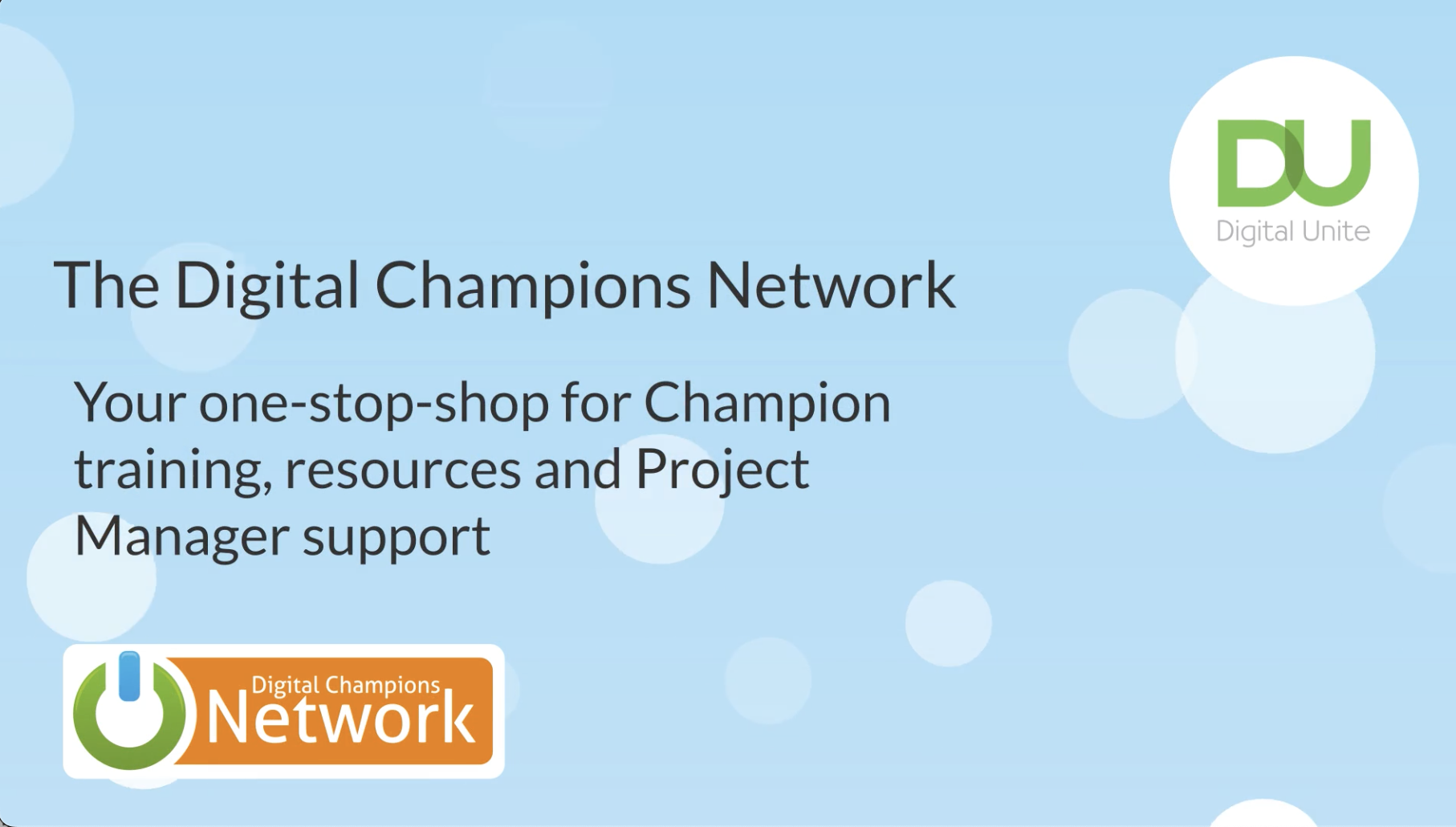 A Champion approach to digital inclusion and skills| Digital Unite