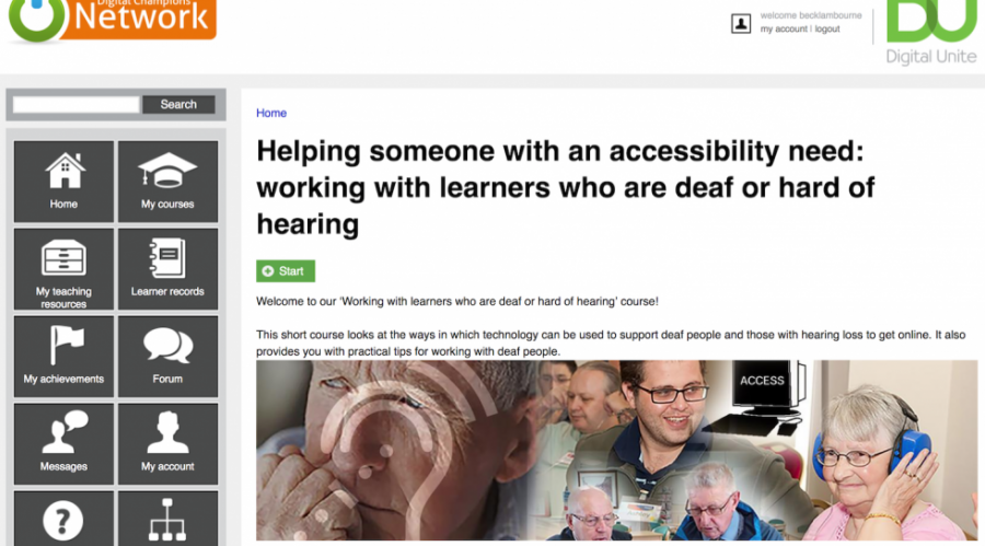 New accessibility courses launched for Digital Champions | Digital Unite